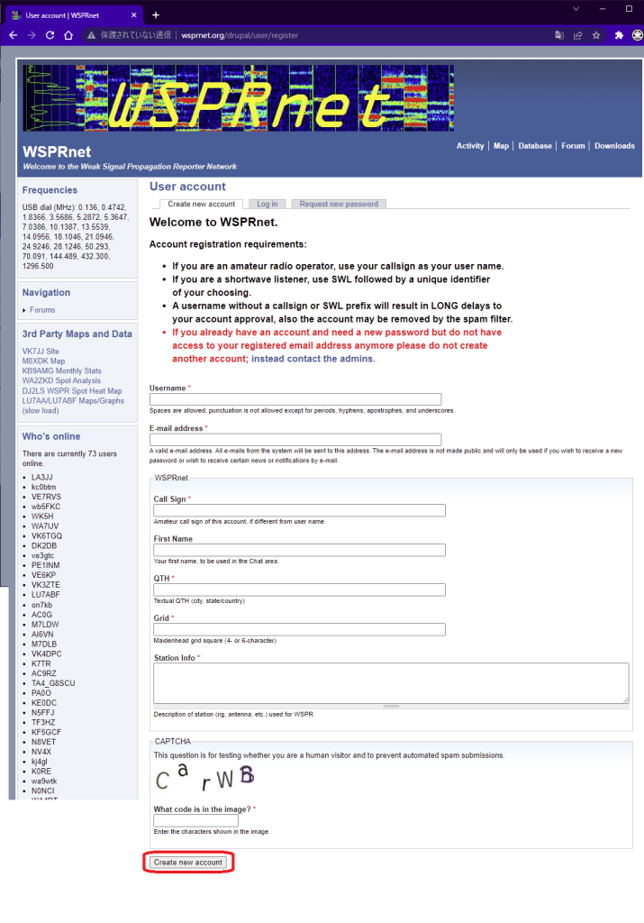 WSPR(ウィスパー)をやってみる | JM3ATN's Site